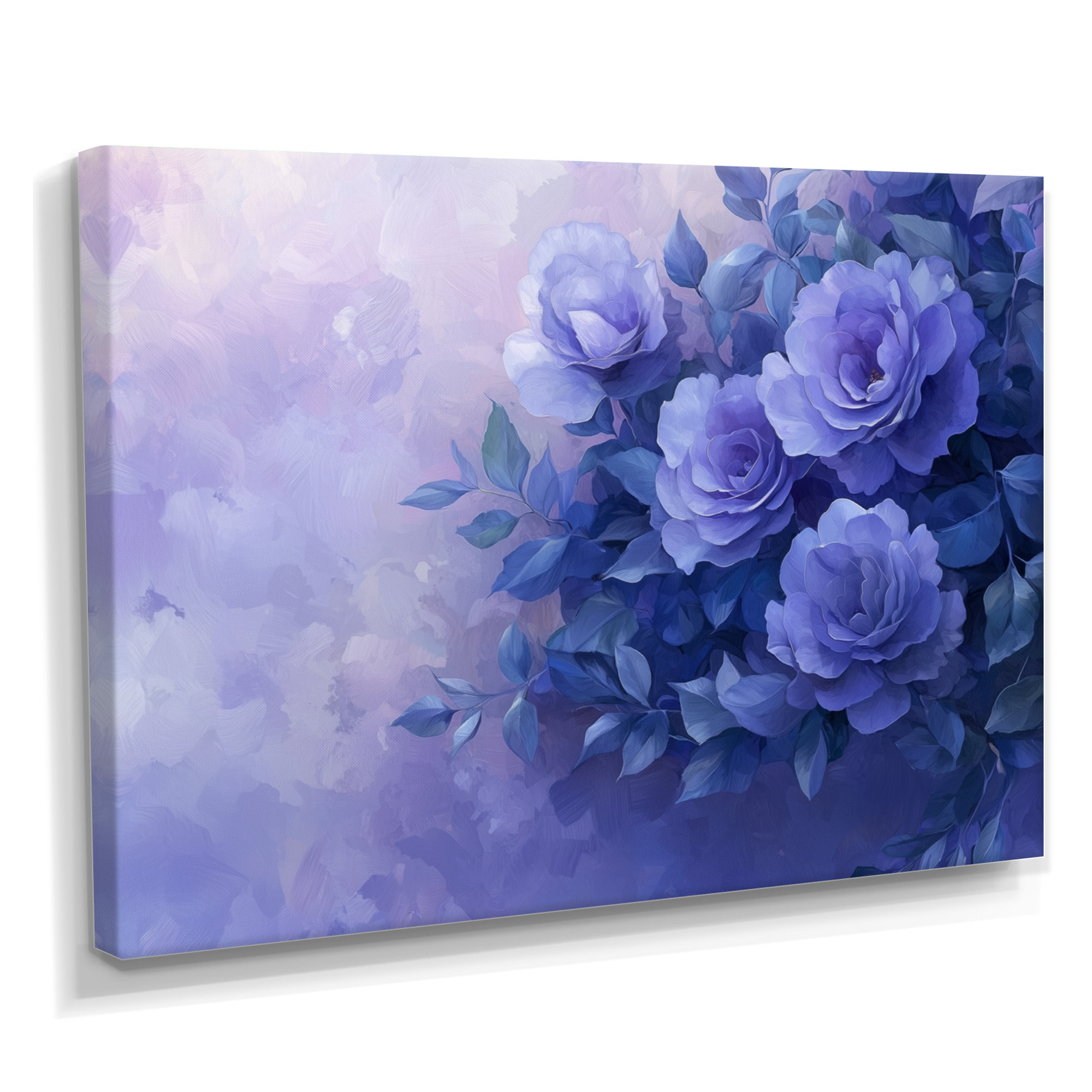 Winston Porter Purple Twilight Glow Of Roses - Roses Wall Art | Wayfair