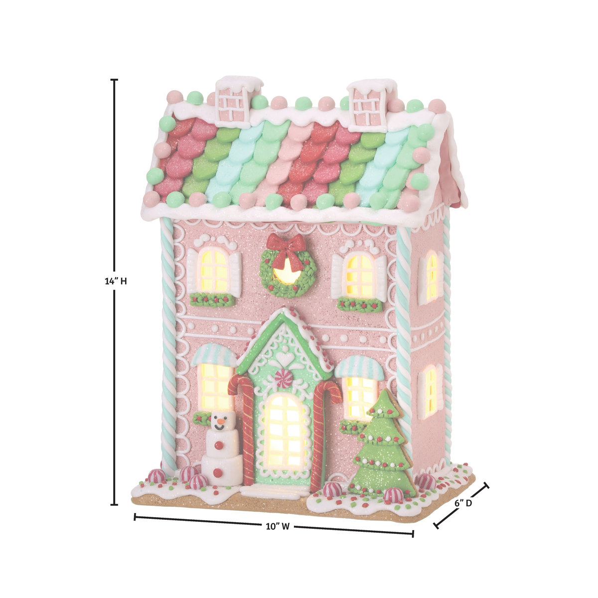 Regency International 14" LED Sweet Treats House | Wayfair