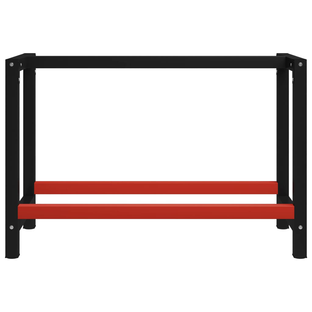 WFX Utility™ Work Bench Frame Metal Black and Red | Wayfair