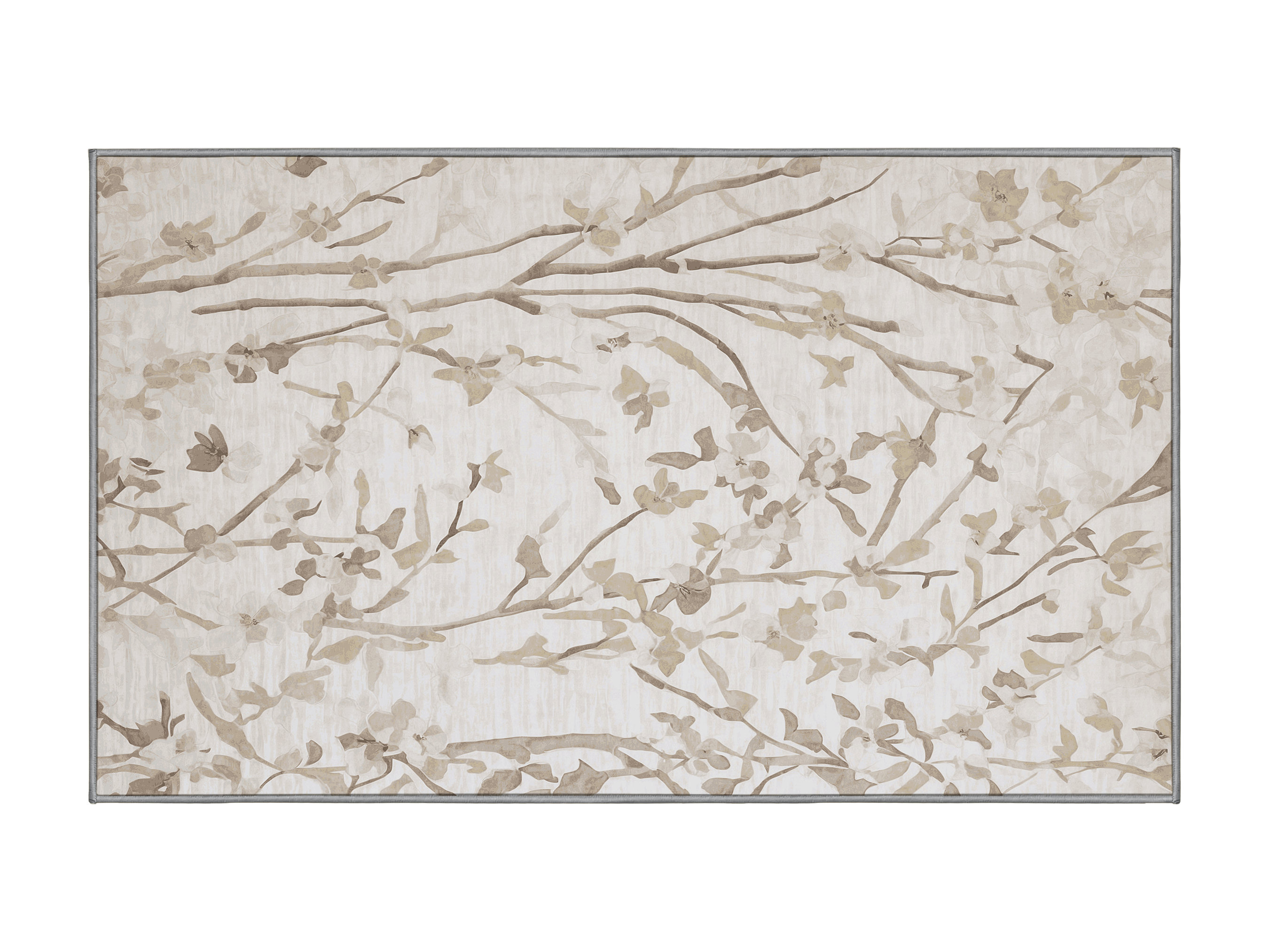 Rosdorf Park Machine Washable Gray Area Rug | Wayfair