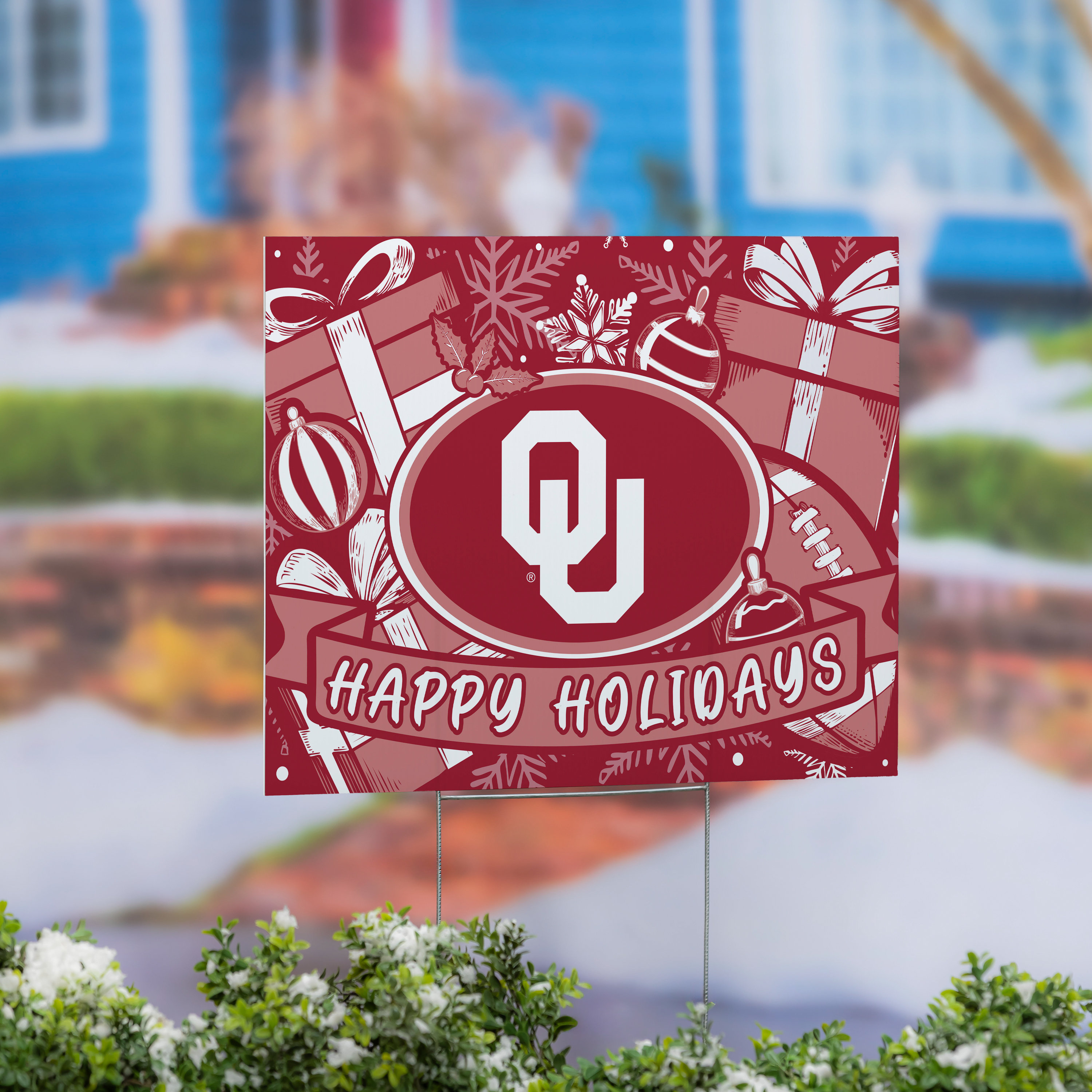 Ophelia & Co. University of Oklahoma Yard Sign, Holiday | Wayfair