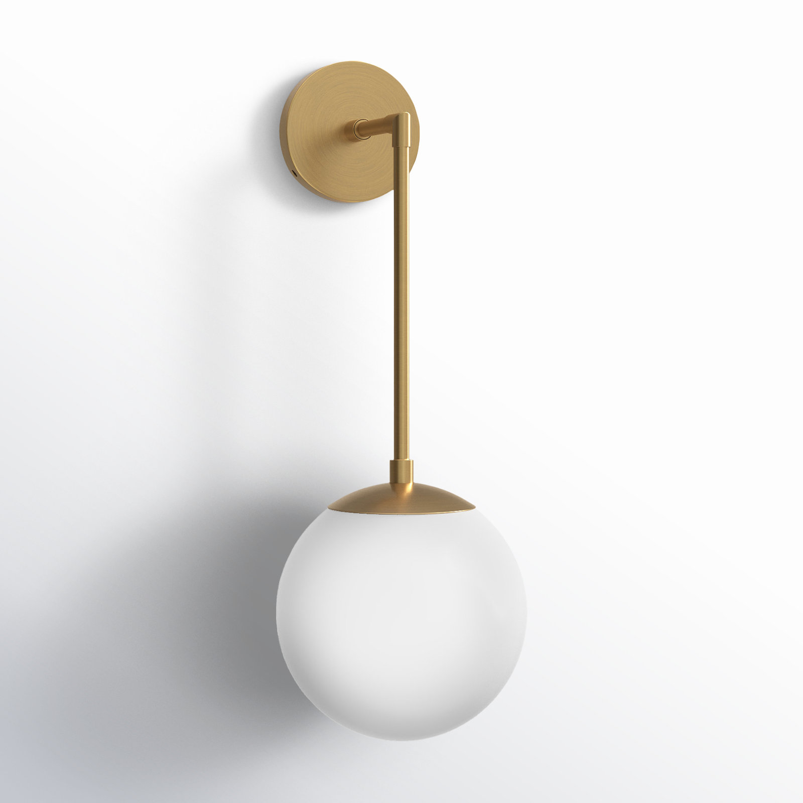 Joss & Main Nathanson 1 - Light Dimmable Armed Sconce & Reviews | Joss & Main