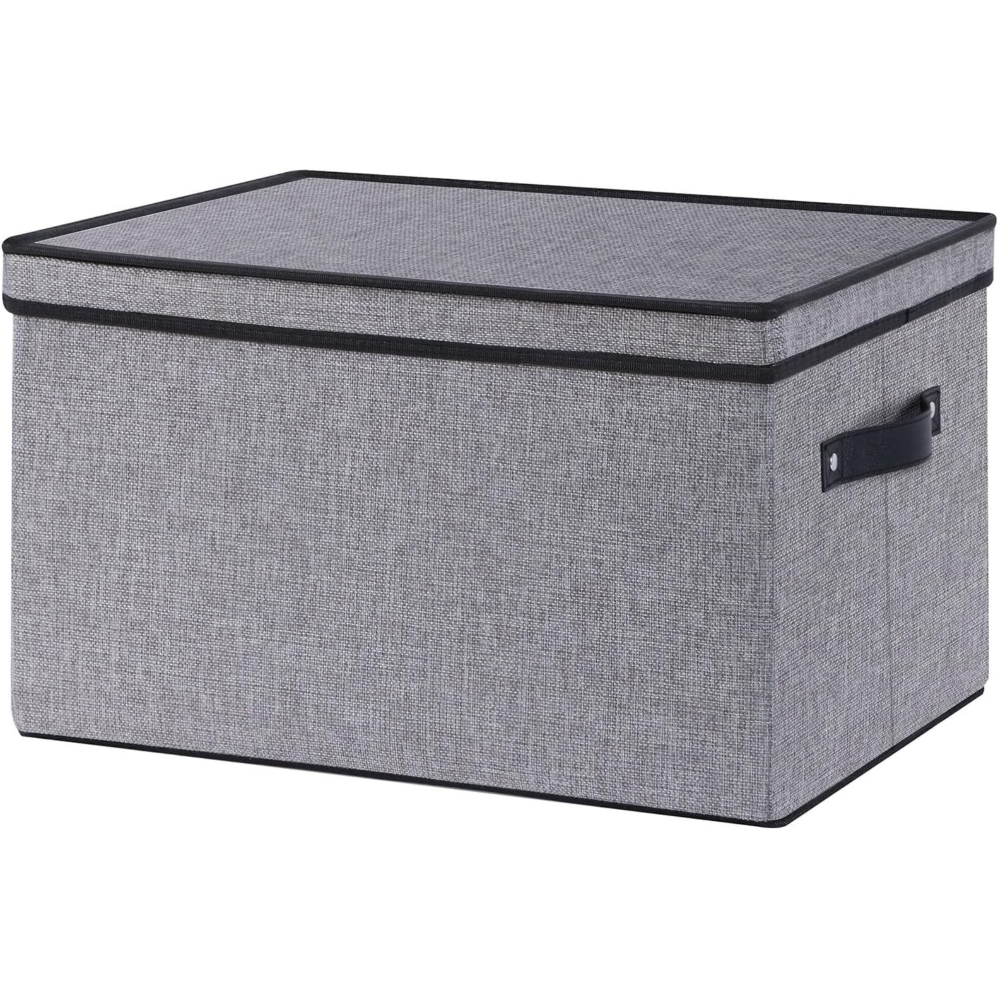 Rebrilliant Fabric Storage Boxes,Storage Baskets For Shelves With Lids ...