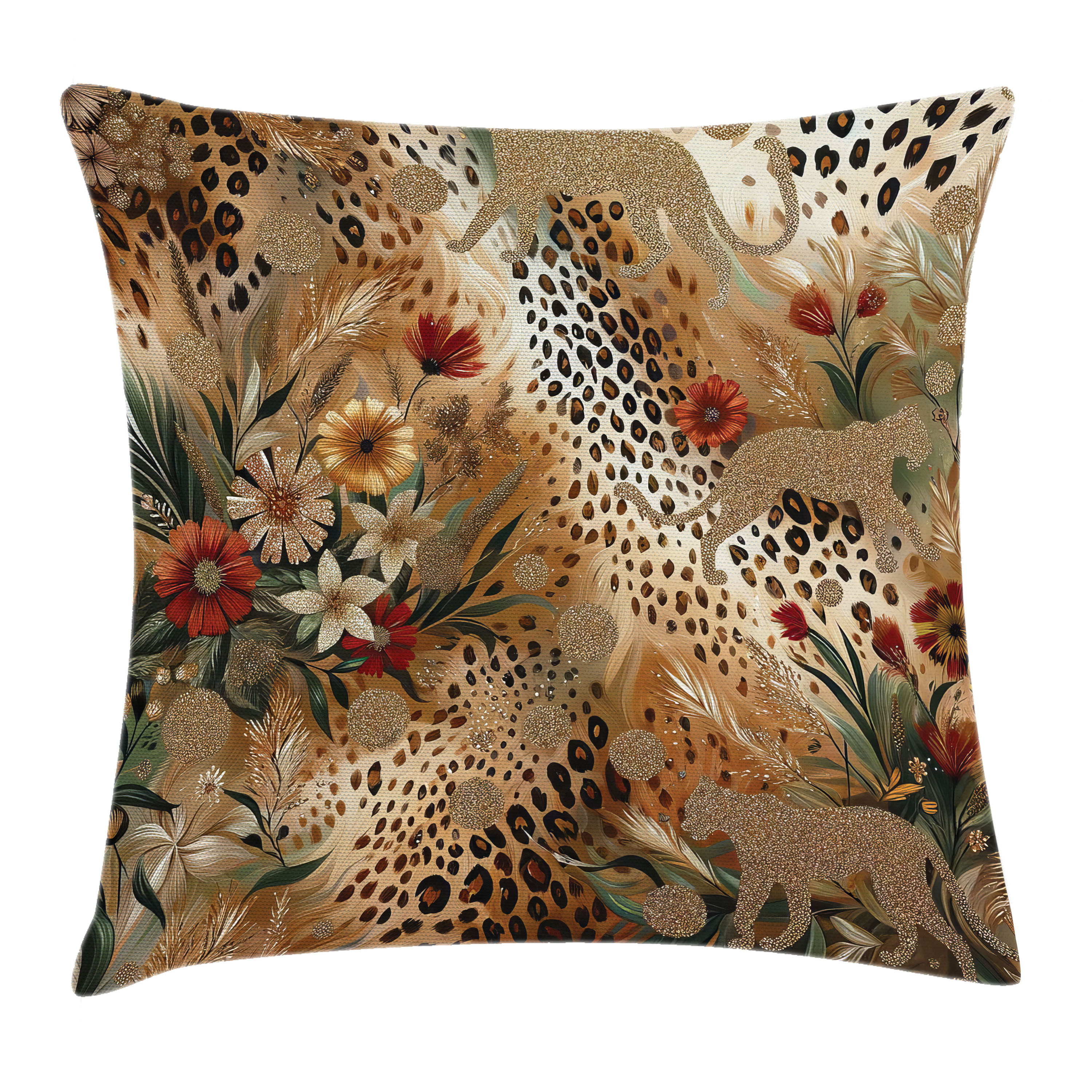 Ambesonne Leopard Print Pillow Cover | Wayfair