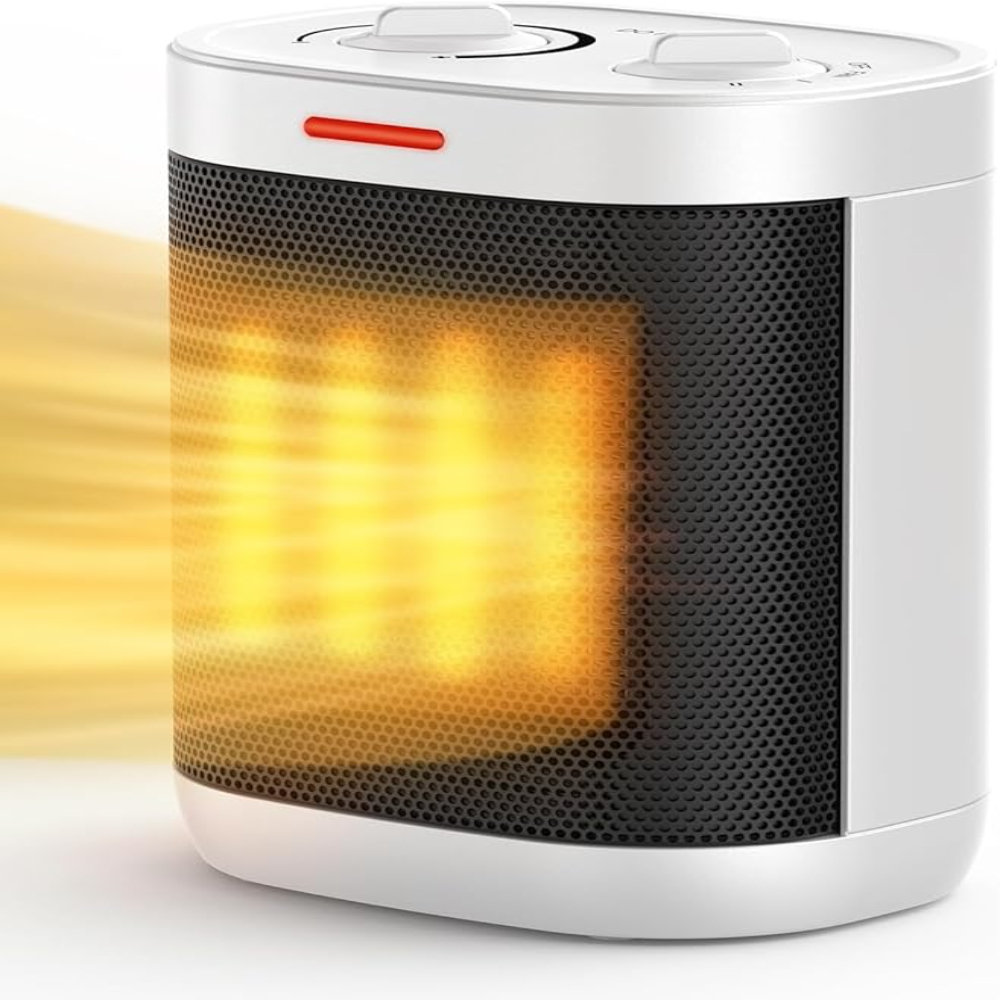 BUILTCO Ceramic Space Heater, Portable Electric Heater 1500W With ...
