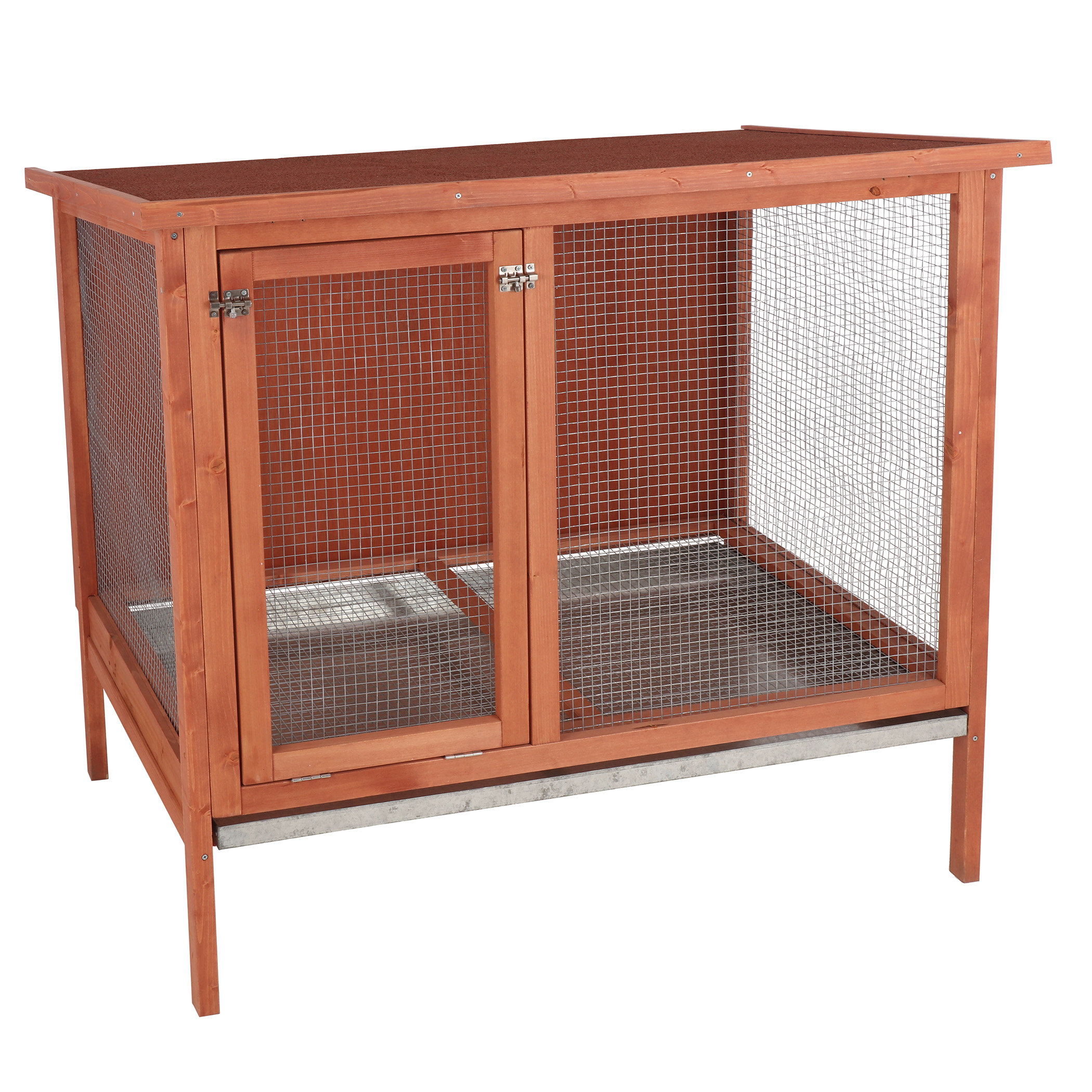 Tucker Murphy Pet™ Cheznie Heavy Duty Large Rabbit Hutch & Reviews ...