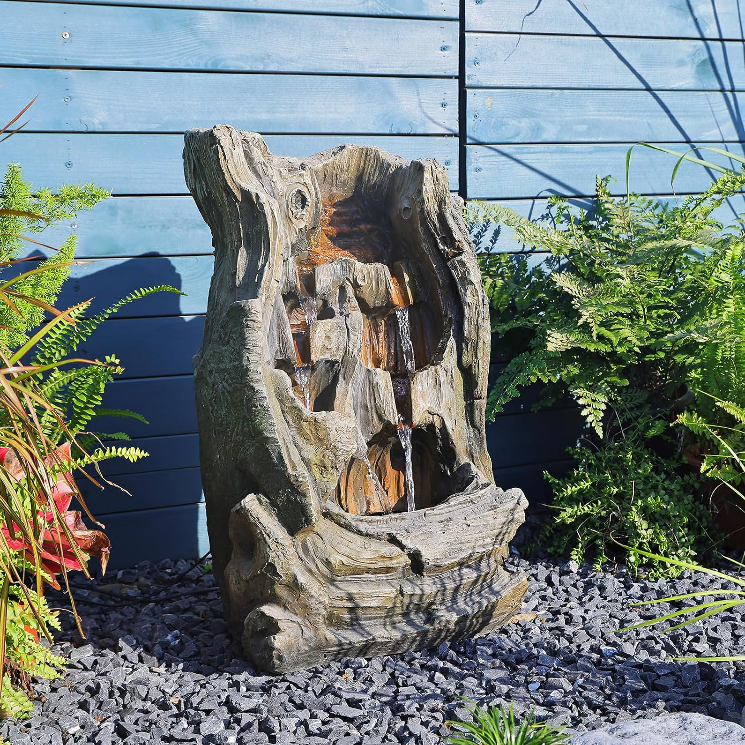 Millwood Pines Chiemi Hand Crafted Weather Resistant Floor Fountain ...