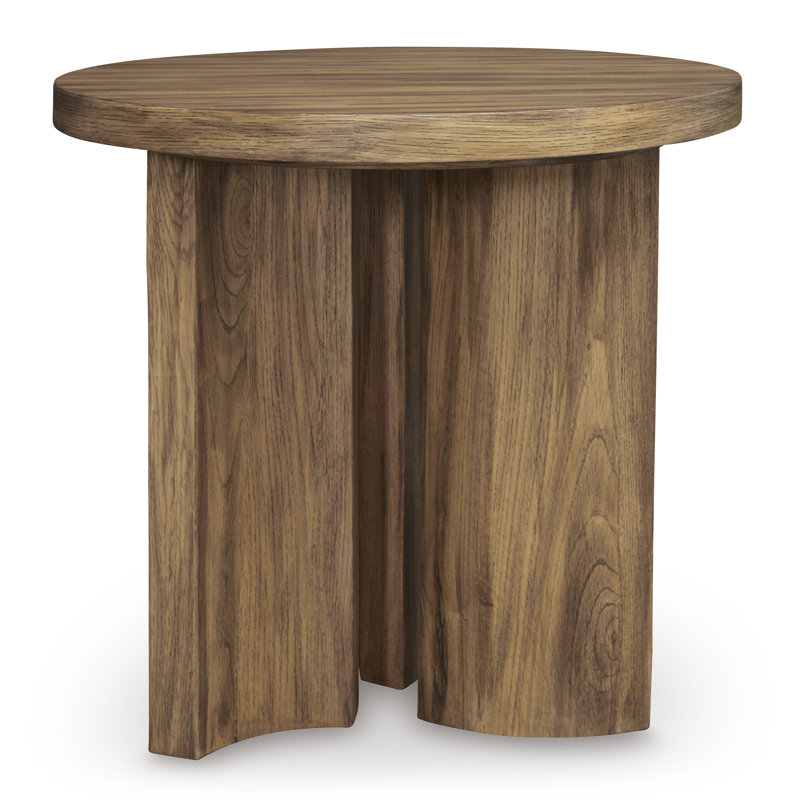 Loon Peak® Torr Pedestal End Table & Reviews | Wayfair