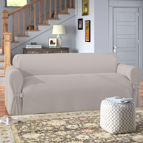 Regular & Box Cushion Separate Seat Sofa Slipcovers You'll Love | Wayfair