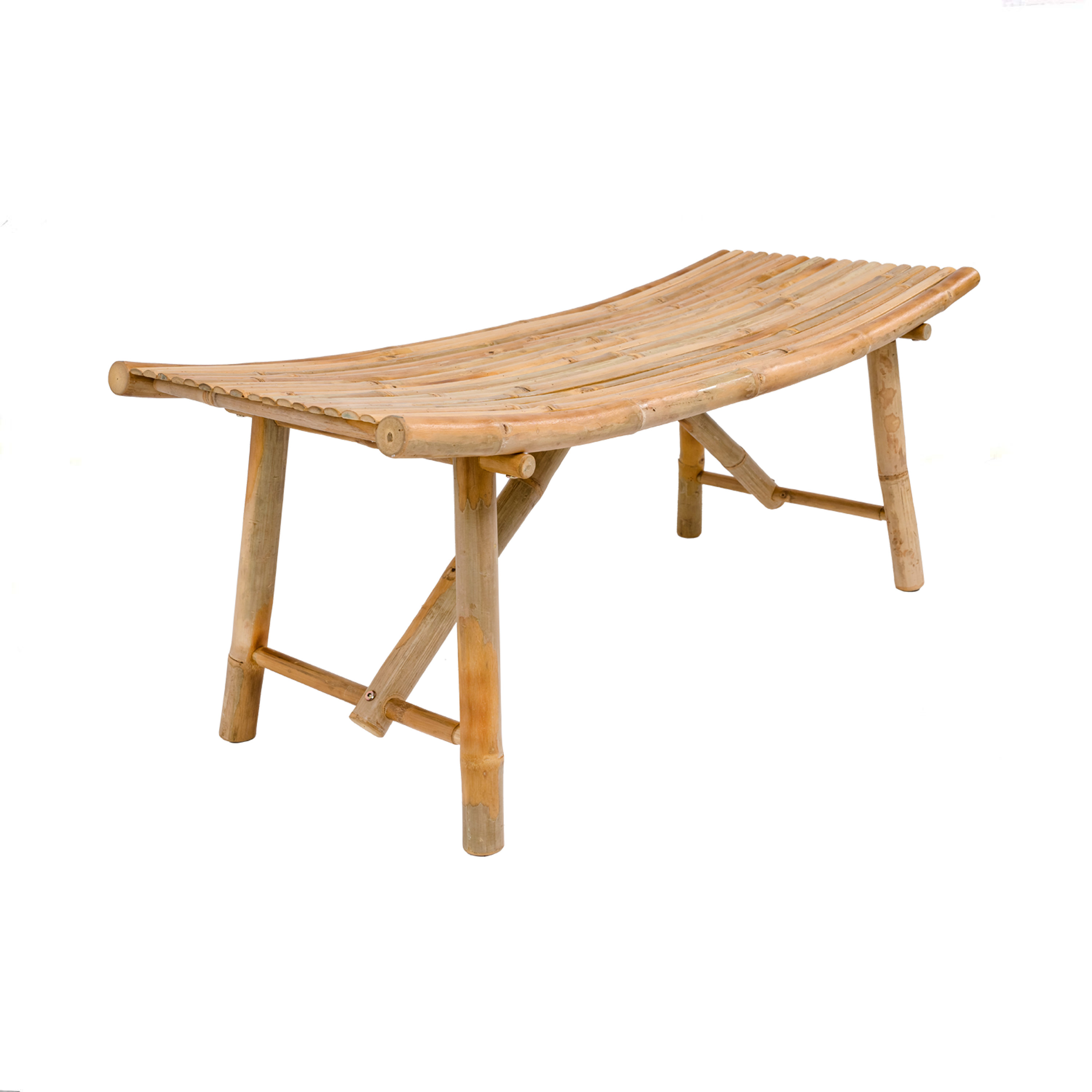 Bay Isle Home™ Handcraft Bamboo Long Bench, 43" | Wayfair