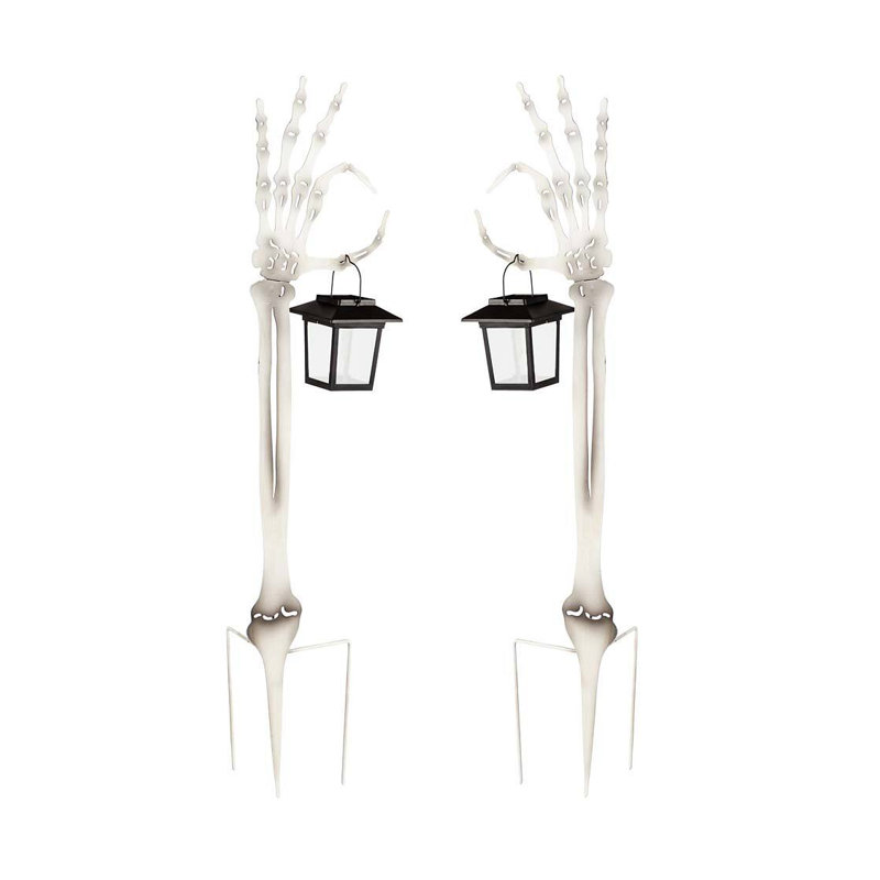 Plow & Hearth 2 Piece Skeleton Arm Garden Stake & Reviews | Wayfair