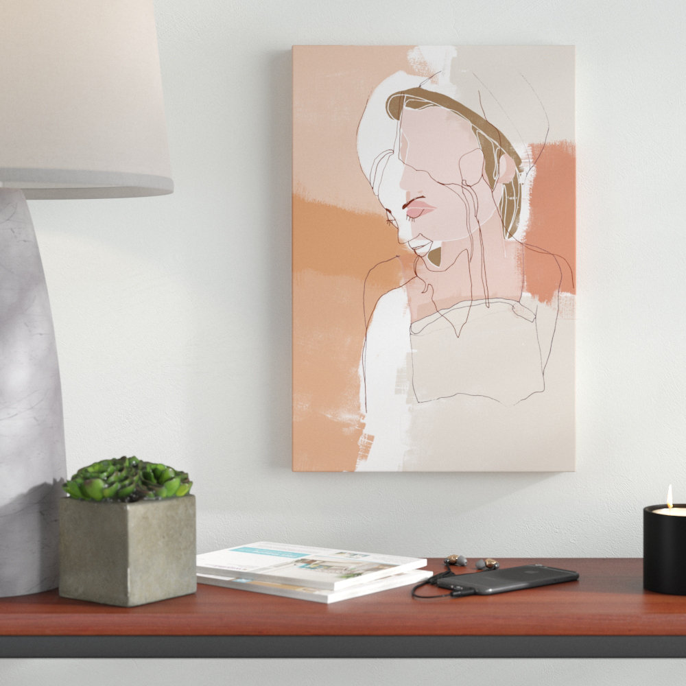 Mercury Row® Painted Contour Portraits II Painting on Canvas | Wayfair