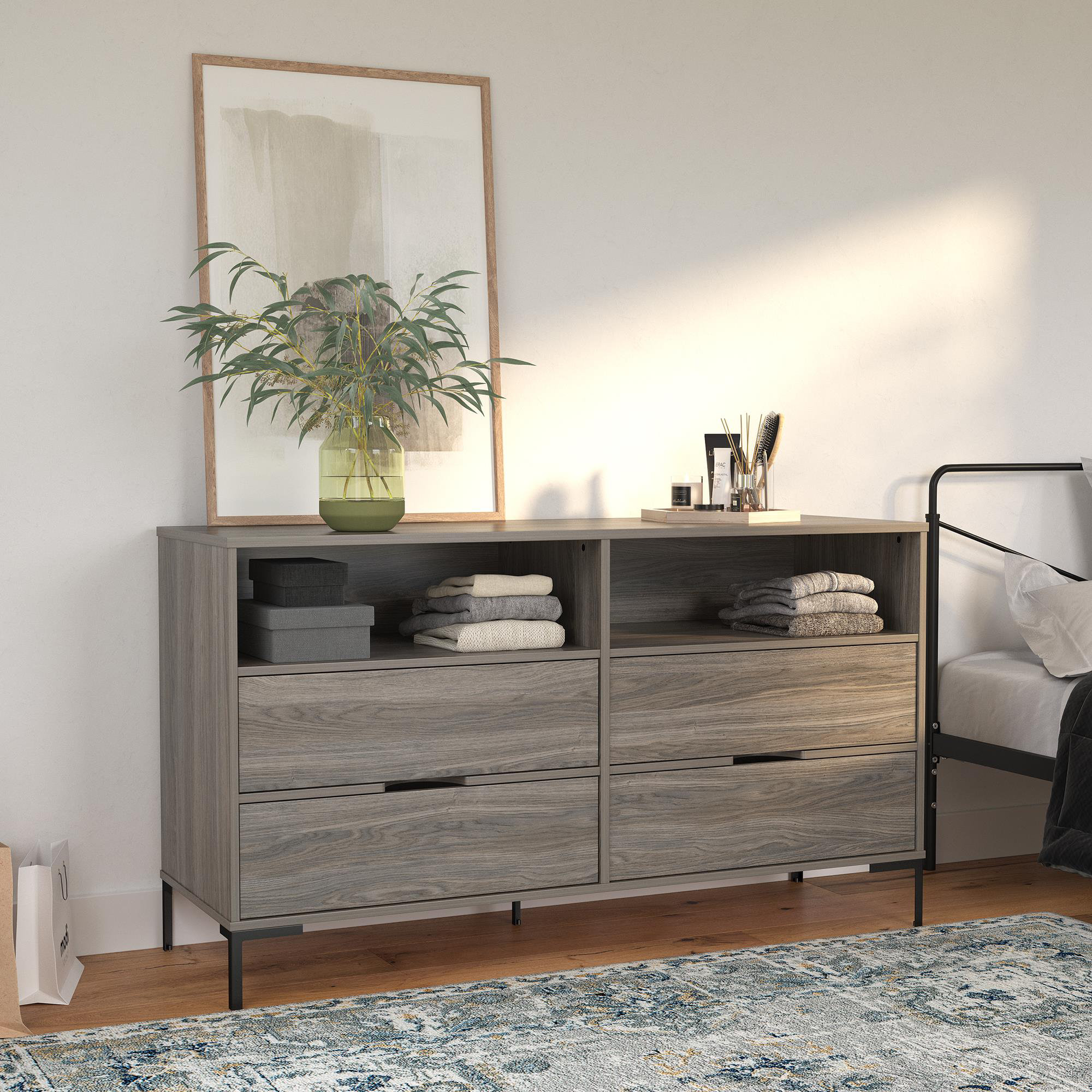 Trent Austin Design® Newtowne 4 Drawer 59.6" W Double Dresser & Reviews ...