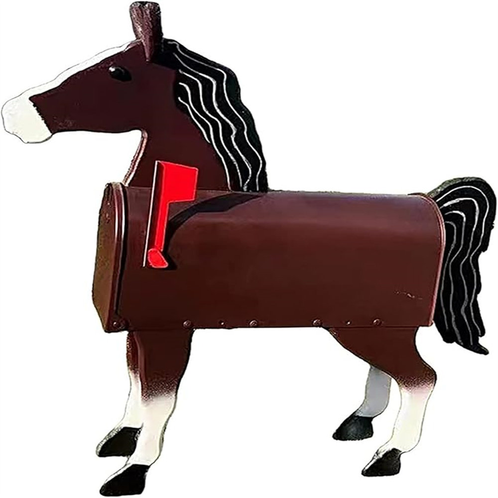 RIZPET Farm Animal Mailboxes, Creative Chick Mailbox Animals Post Box ...