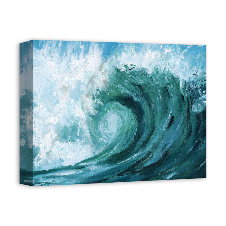 Highland Dunes " Tidal Wave " Print on Canvas | Wayfair