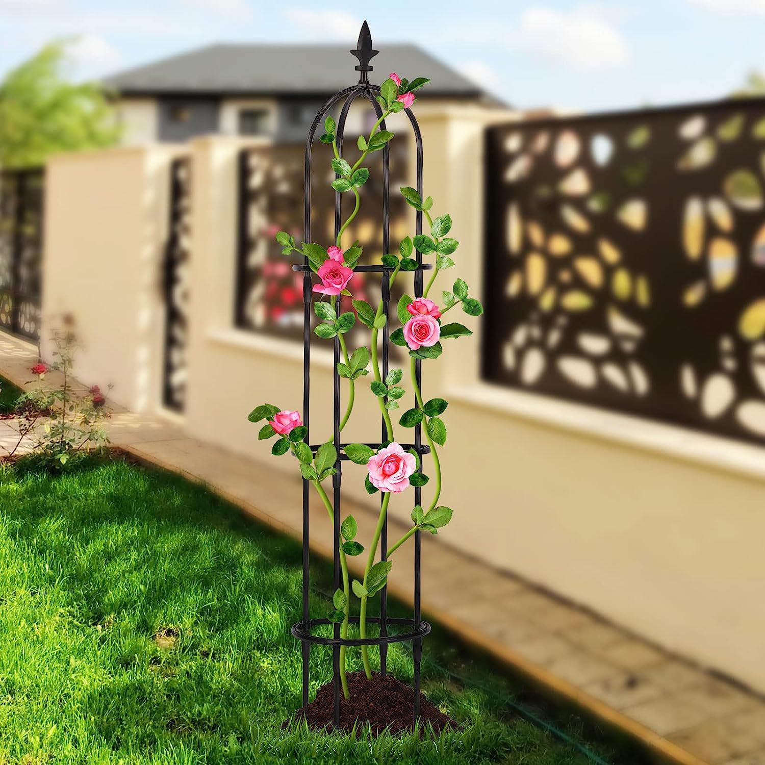 Red Barrel Studio® Uthyr Garden Trellis For Climbing Plants Outdoor ...