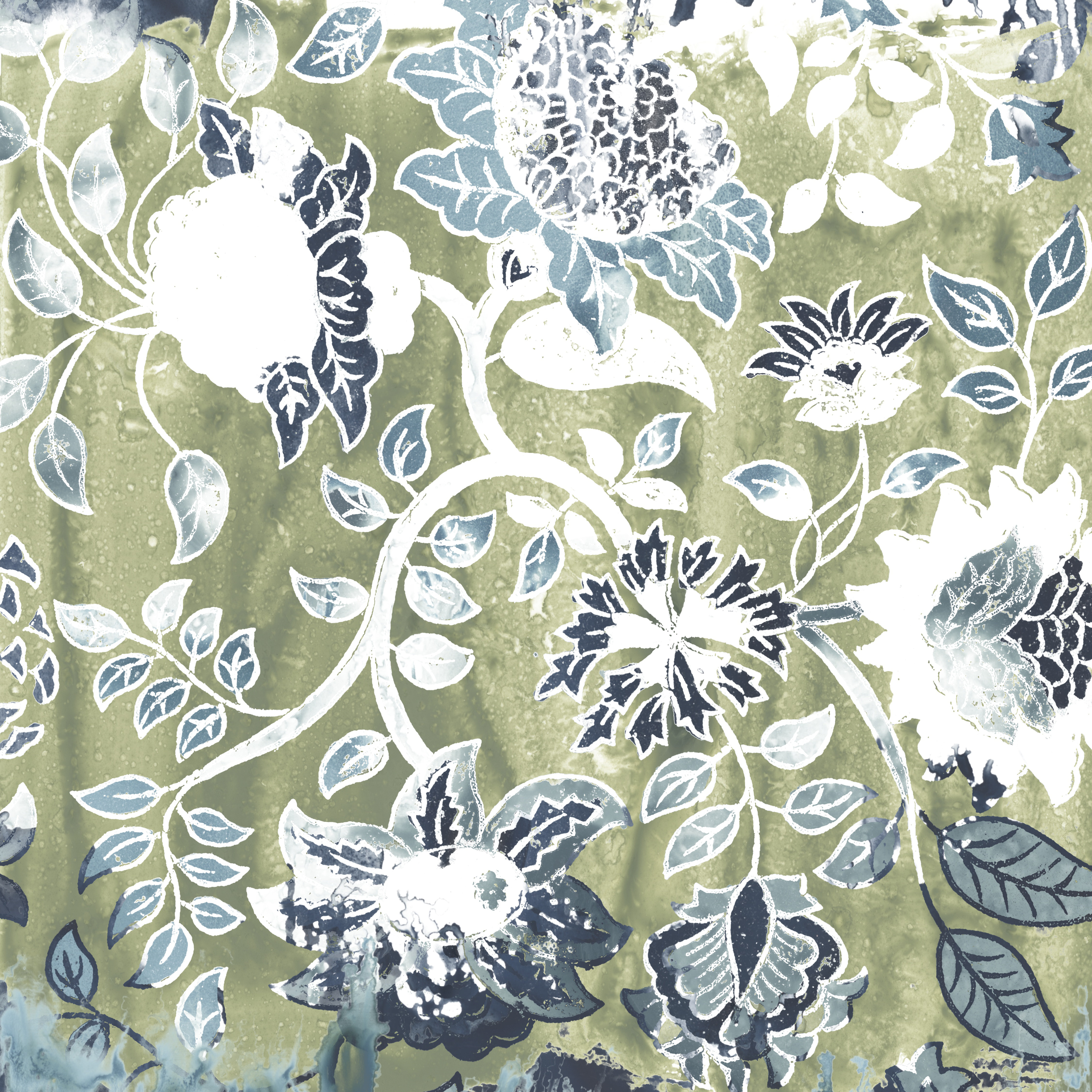 Red Barrel Studio Carrelage fleur pierre - Wayfair Canada