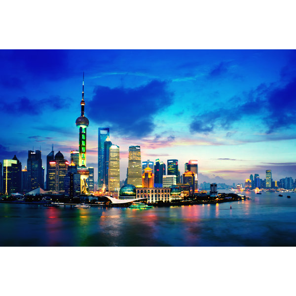 House of Hampton Marchagee Shanghai by Liufuyu - Wrapped Canvas ...