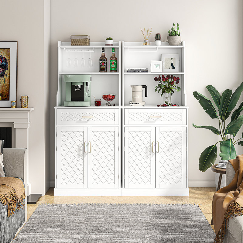 Red Barrel Studio® Joevon 66" Kitchen Pantry & Reviews | Wayfair