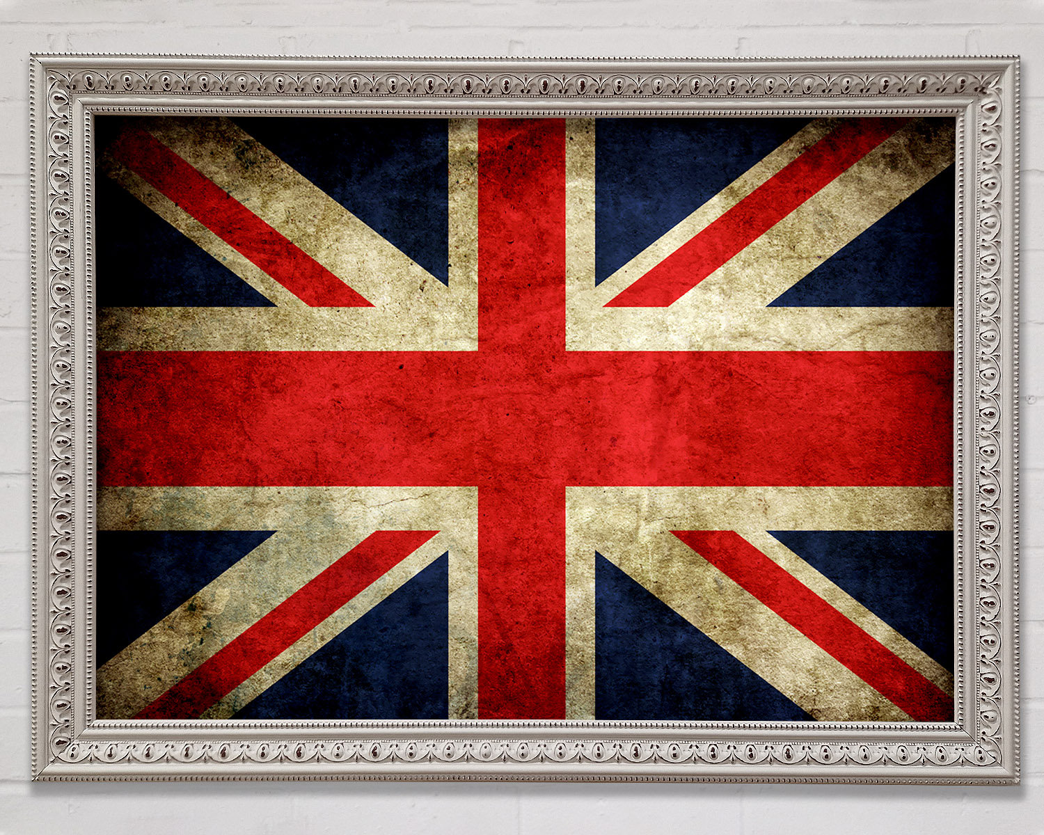 Bright Star British Grunge Flag - Print | Wayfair.co.uk