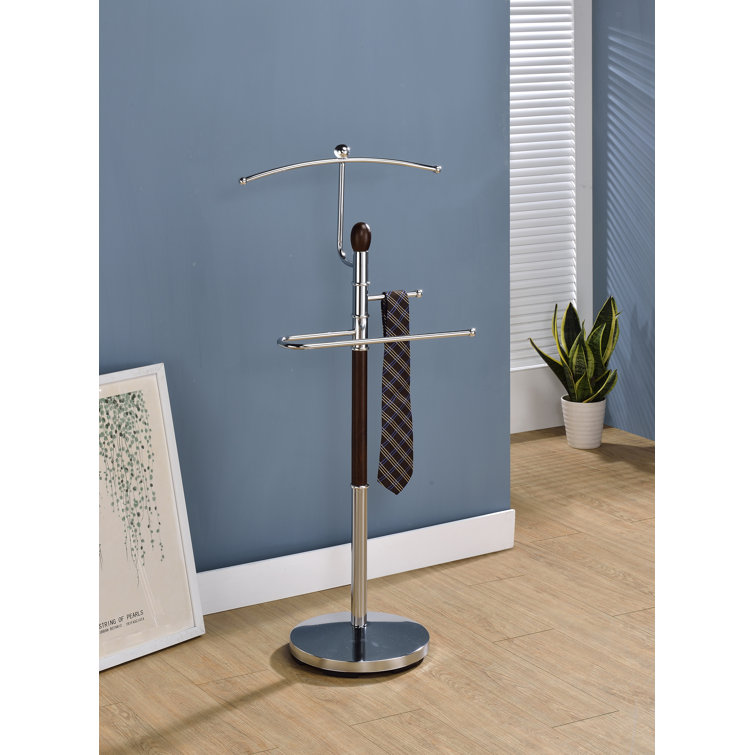 Rebrilliant Solid Wood Freestanding Valet Stand & Reviews | Wayfair