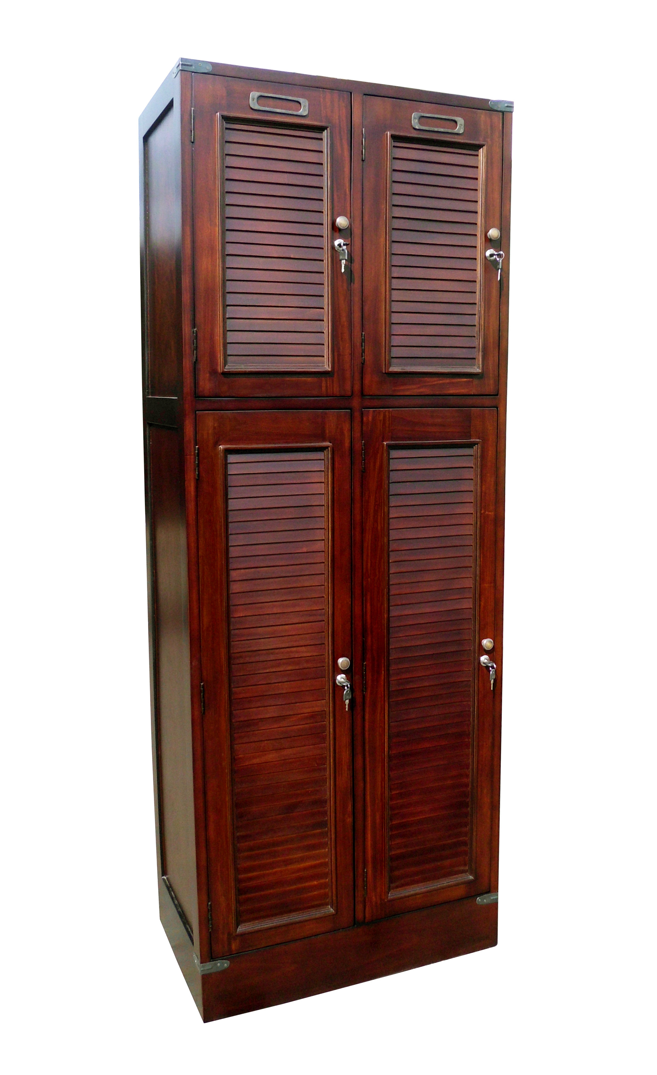 D-Art Collection Louvered Armoire & Reviews | Perigold