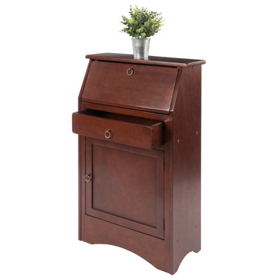 Red Barrel Studio® Baronvil Solid Wood Secretary Desk & Reviews ...