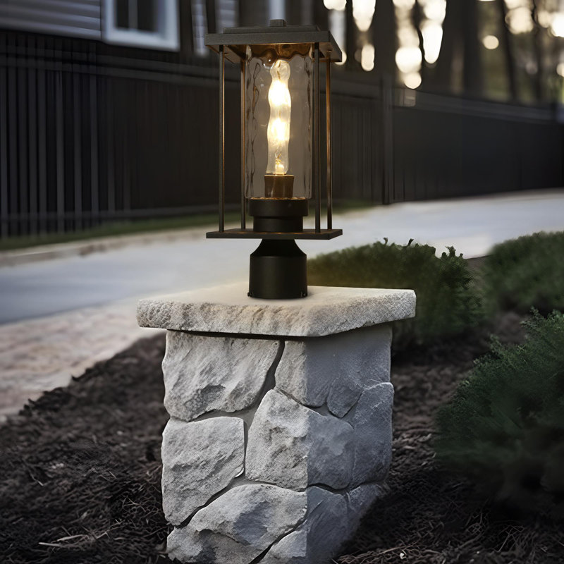 17 Stories Dekotah Black 1-Light Hardwired Lantern Head | Wayfair