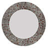 Canora Grey Zorigs Mosaic Mirror, Wall Art Décor – 24” Round ...
