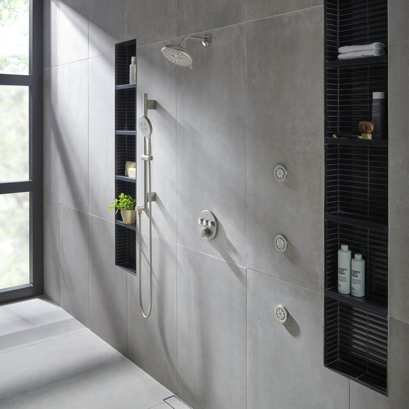 GROHE Grohtherm Triple-Function Shower Thermostatic Valve Trim Kit ...