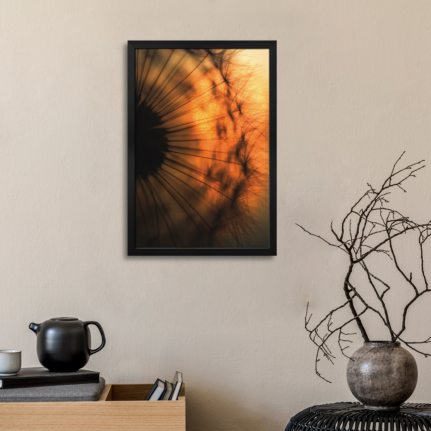 Latitude Run® Sunset Premium Framed Poster by Ricky Siegers | Wayfair