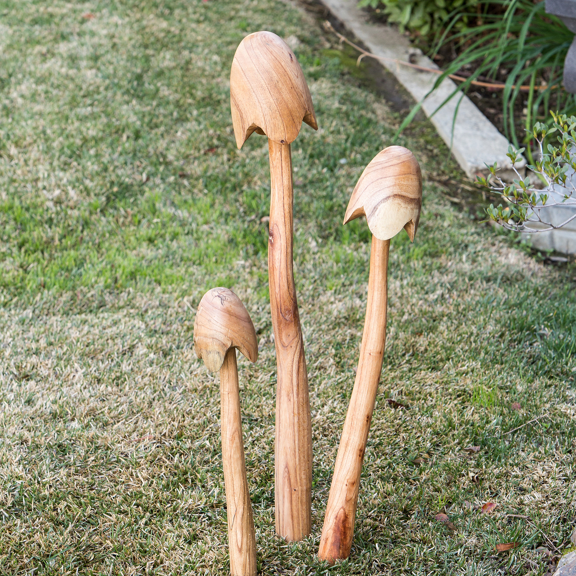 Arlmont & Co. Kyandre Wood Plants & Flowers Garden Stake | Wayfair