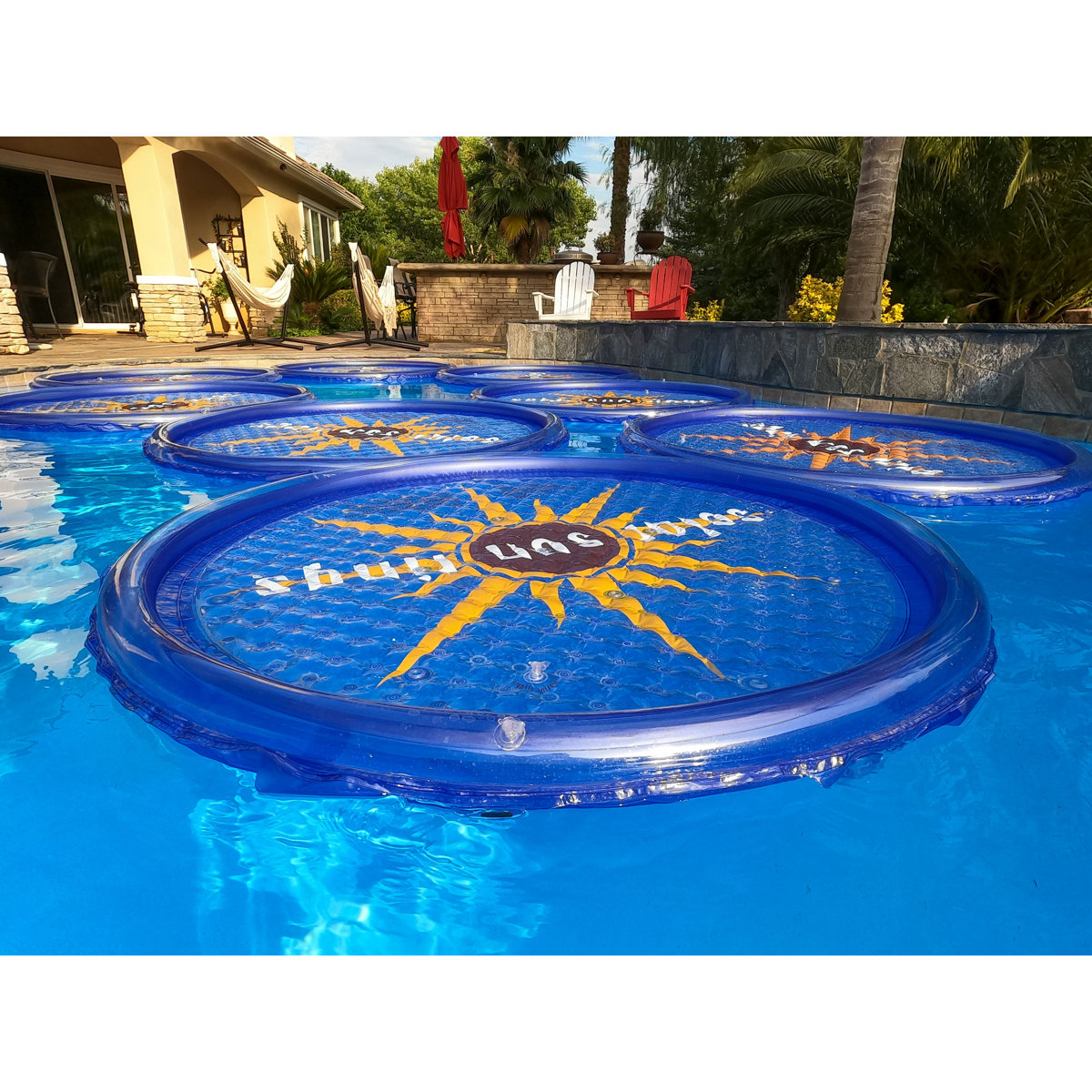 Solar Sun Rings UV Resistant Pool & Spa Heater Circular Solar Cover ...