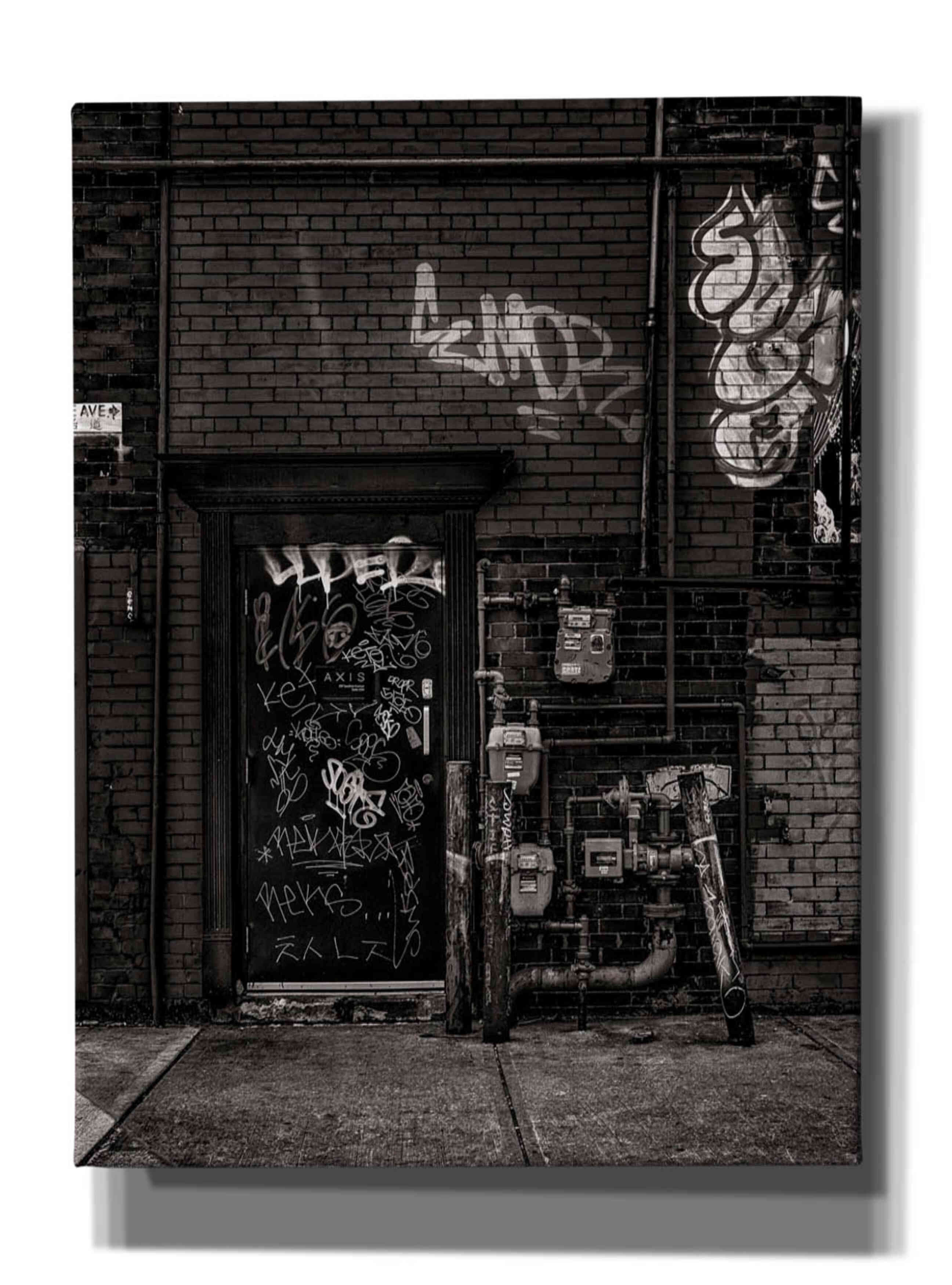 17 Stories Alleyway Pipes No 4 by Brian Carson - Wrapped Canvas ...