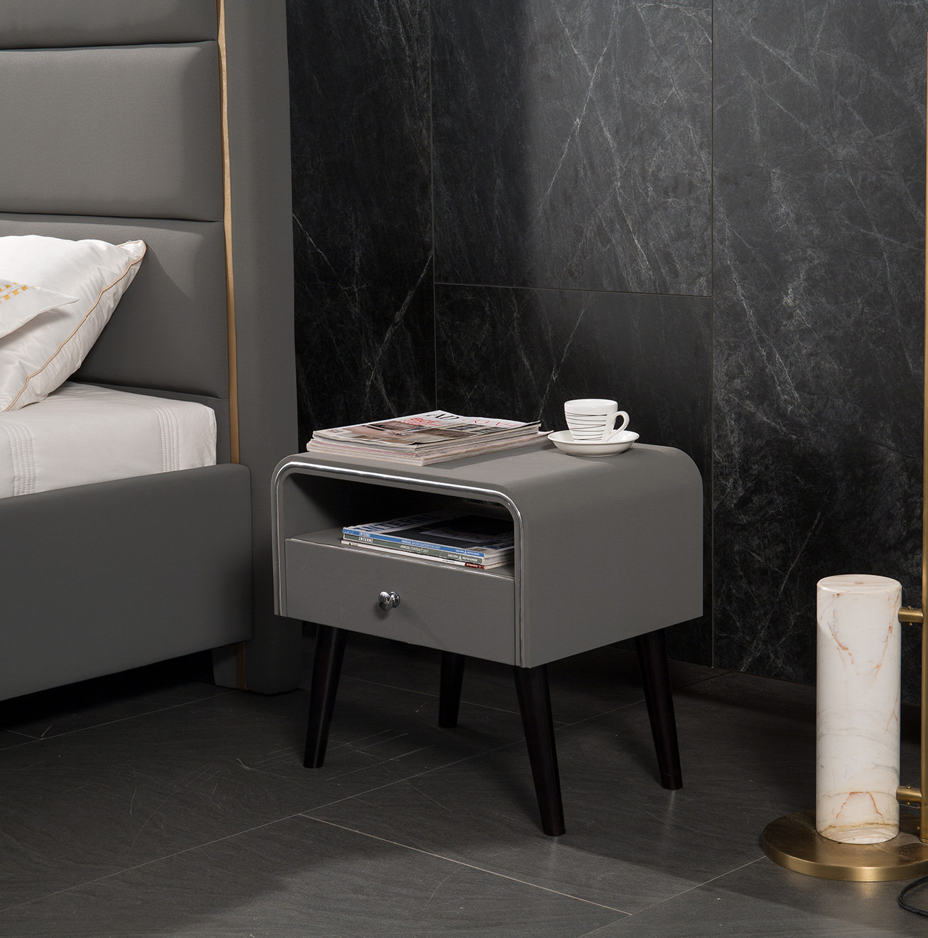 George Oliver Carillo 1 Drawer Nightstand | Wayfair