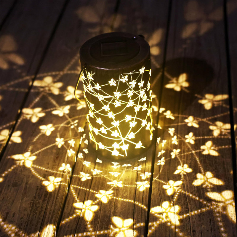 doitbest Starry Sky Butterfly Solar Lantern - Outdoor Garden Decor ...