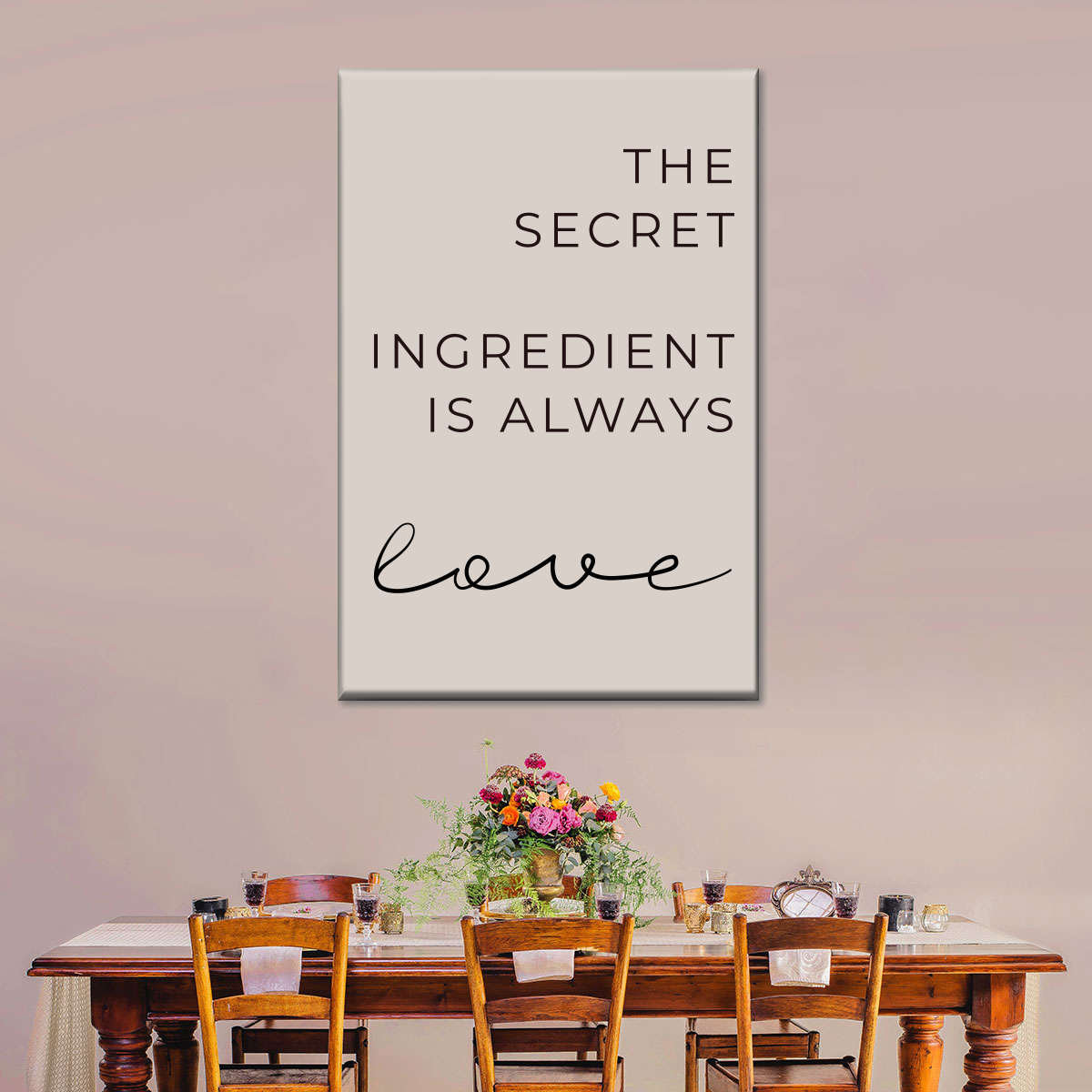 Elephant Stock Love Typography " Arctic Wolf Canvas Print " by Enchanté ...