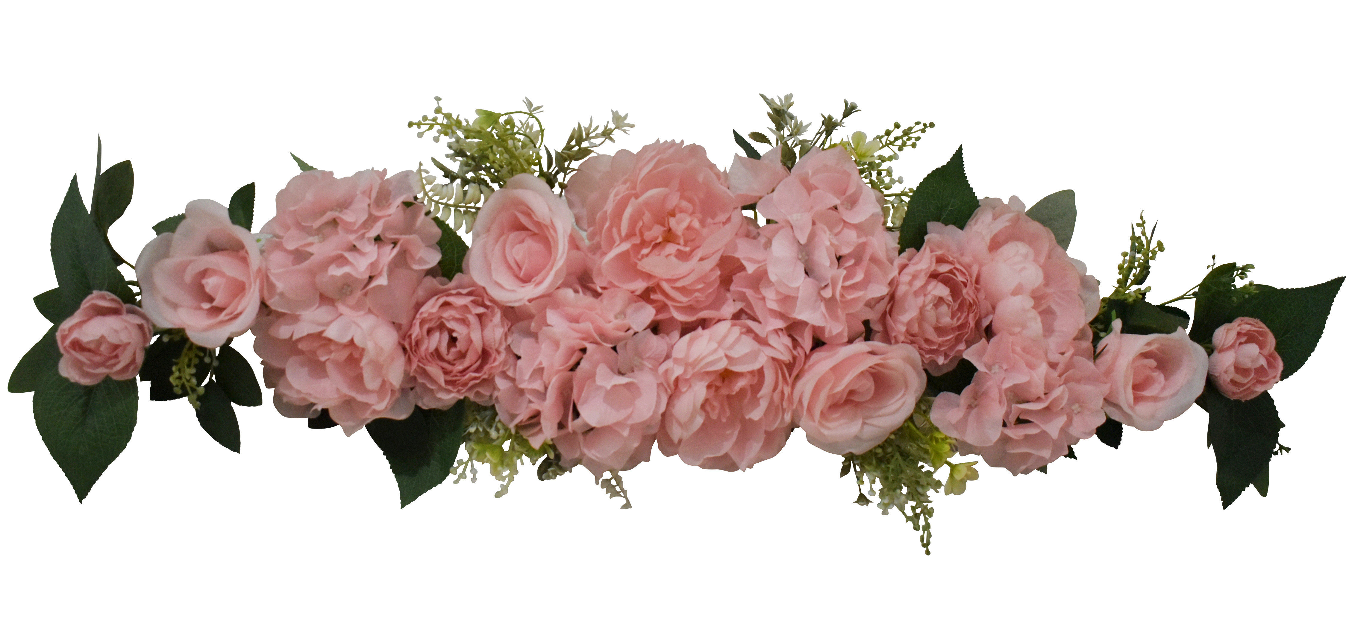 Primrue 32" Peony Rose Hydrangea Swag & Reviews - Wayfair Canada