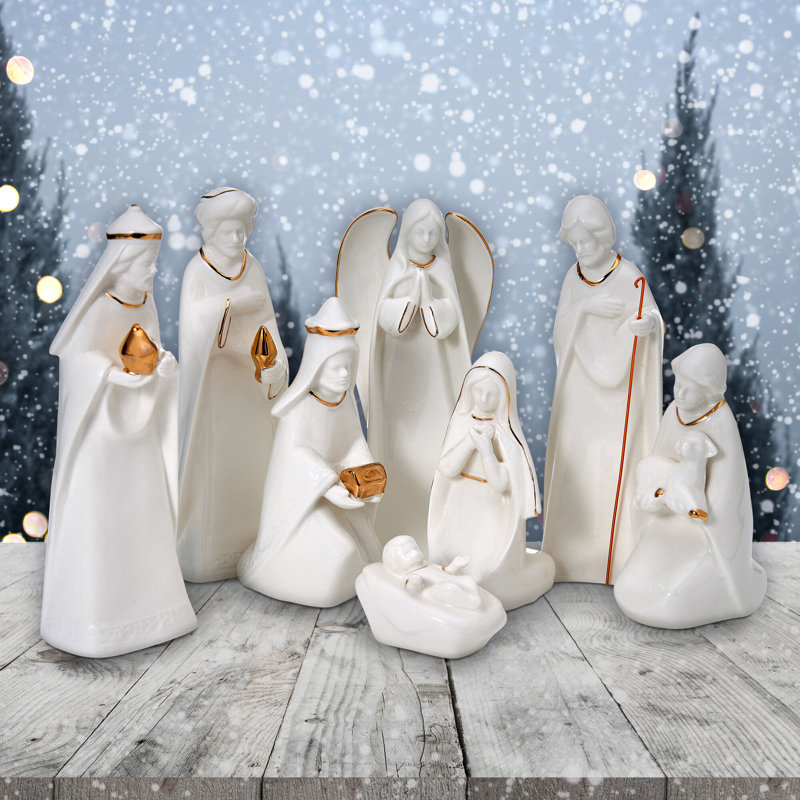 Mikasa 8 Piece Nativity Set & Reviews | Perigold