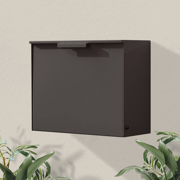 Post & Porch Cubby Wall Mounted Steel Mailbox & Reviews - Wayfair Canada