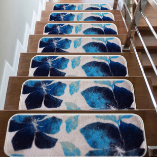 Set of 13 Stair Tread Rugs You'll Love | Wayfair