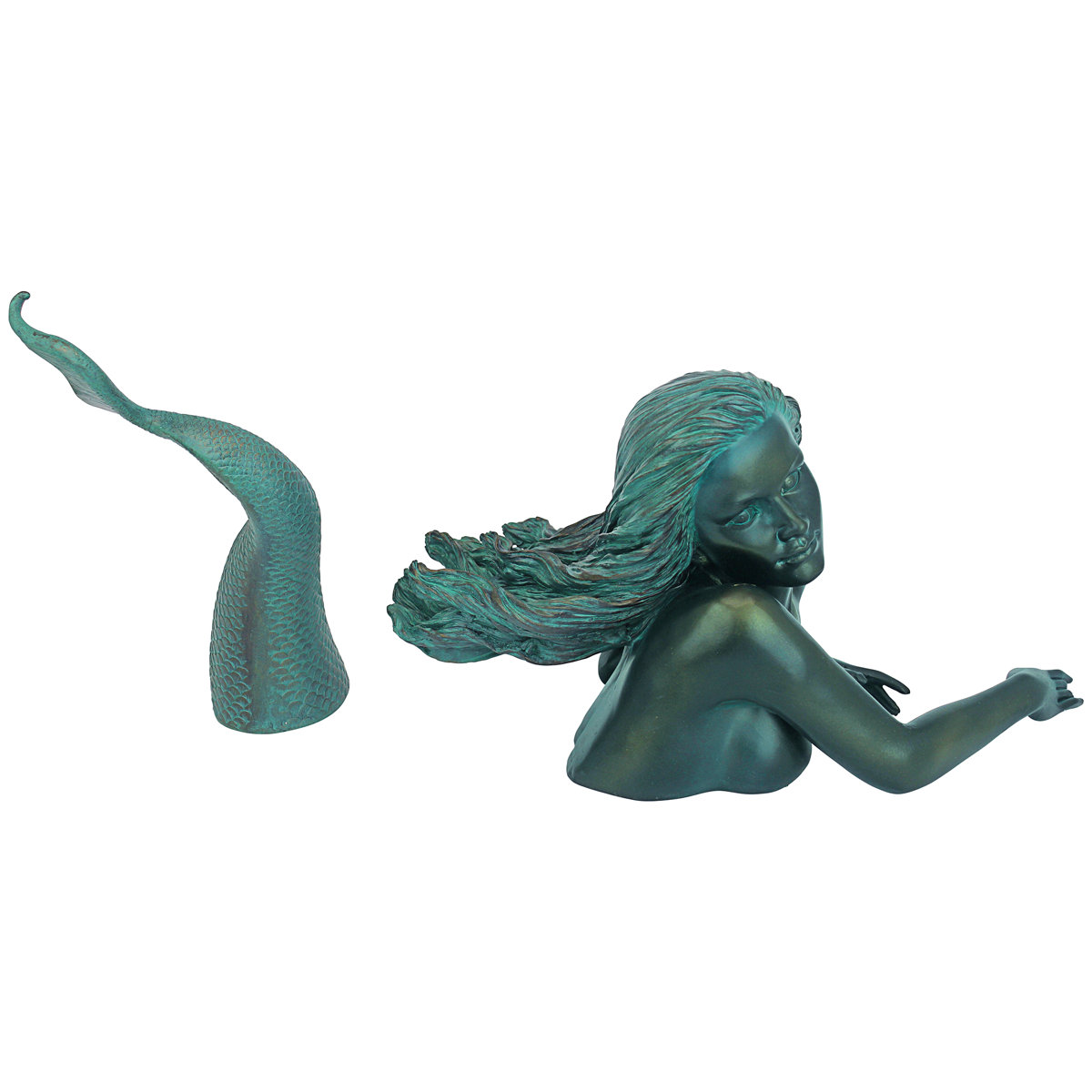 Design Toscano Meara The Mermaid Swimmer Statue & Reviews | Wayfair