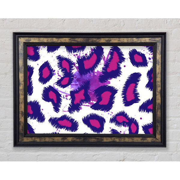 Bright Star Pop Art Leopard Print - Single Picture Frame Art Prints ...