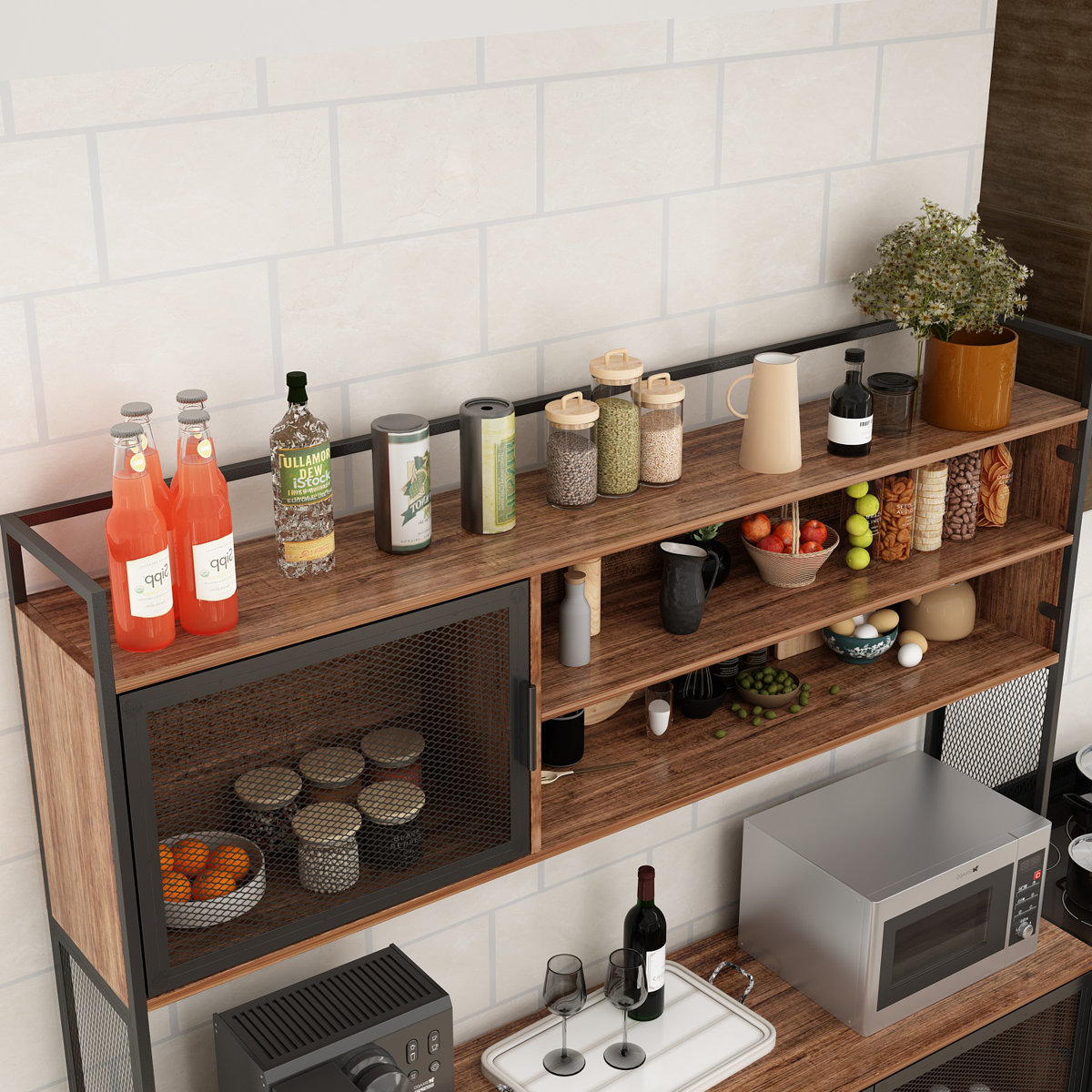 Latitude Run® Lackowski 68.5" Kitchen Pantry & Reviews - Wayfair Canada