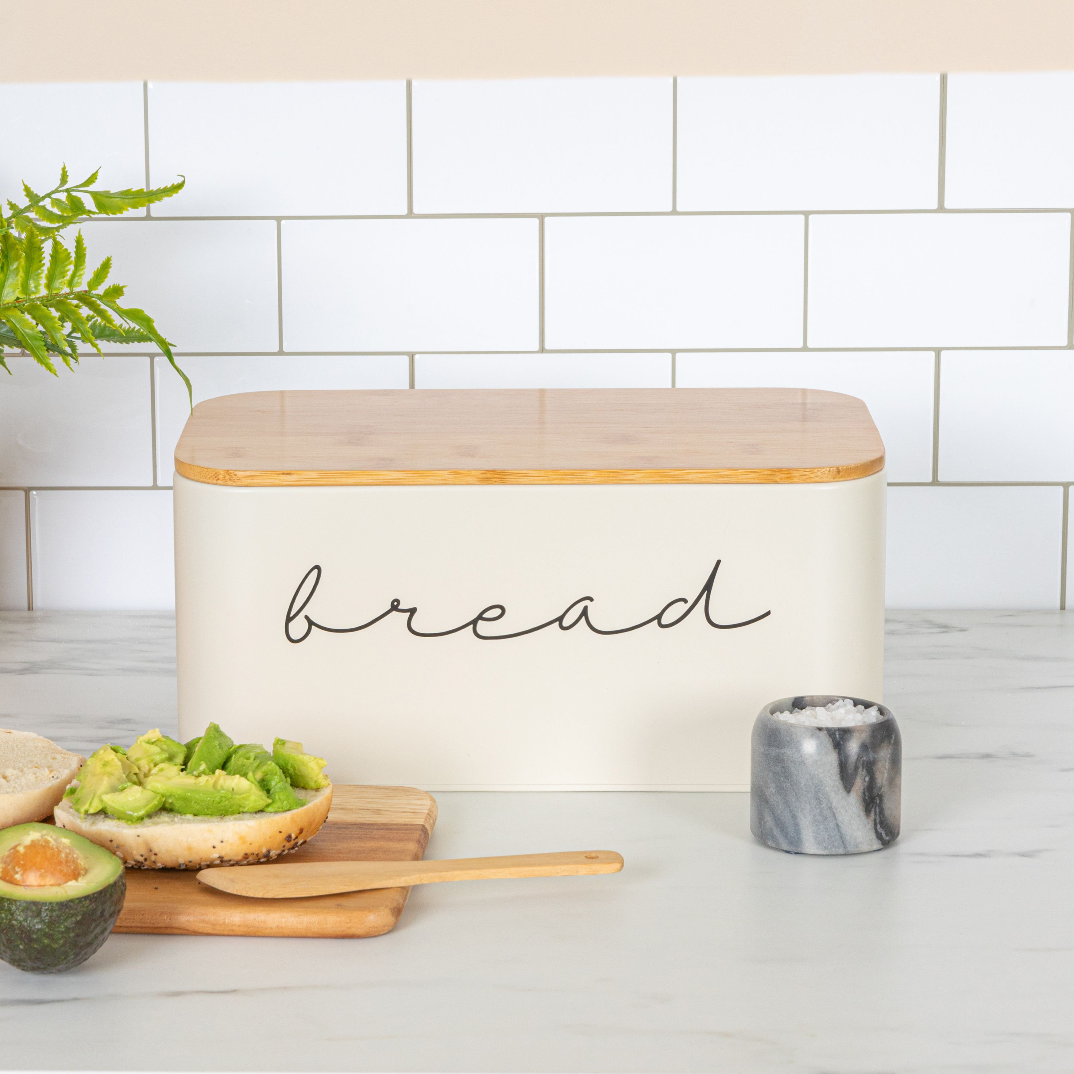 Gracie Oaks Enayah Bread Box "& Reviews" | Wayfair