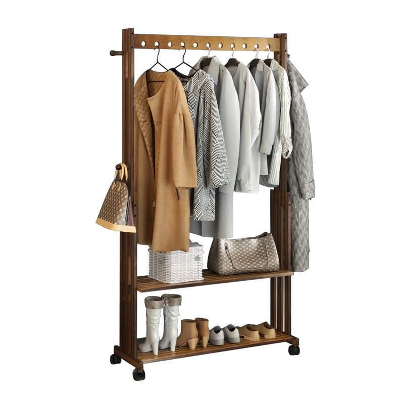 Rebrilliant Lurean 40.94" W Clothes Racks & Garment Racks & Reviews ...