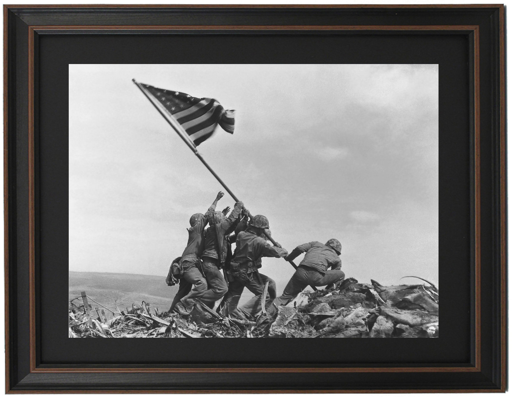 Red Barrel Studio® Raising the Flag at Iwo Jima by Joe Rosenthal ...