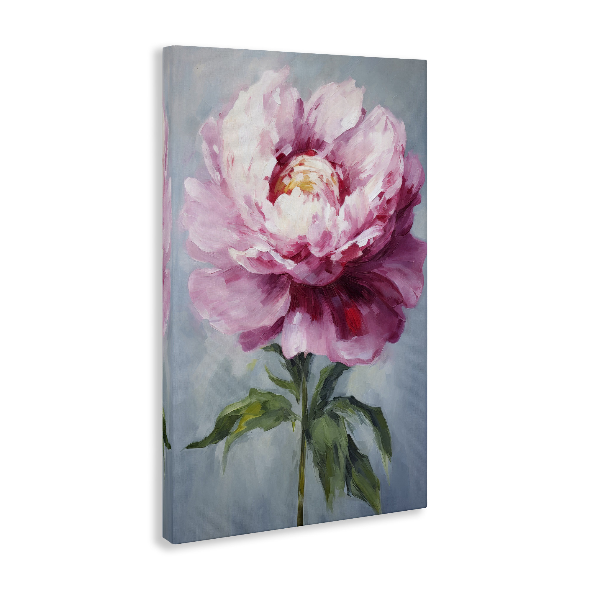 Winston Porter Pale Pink Floral Canvas Wall Art by Petals Prints Design ...