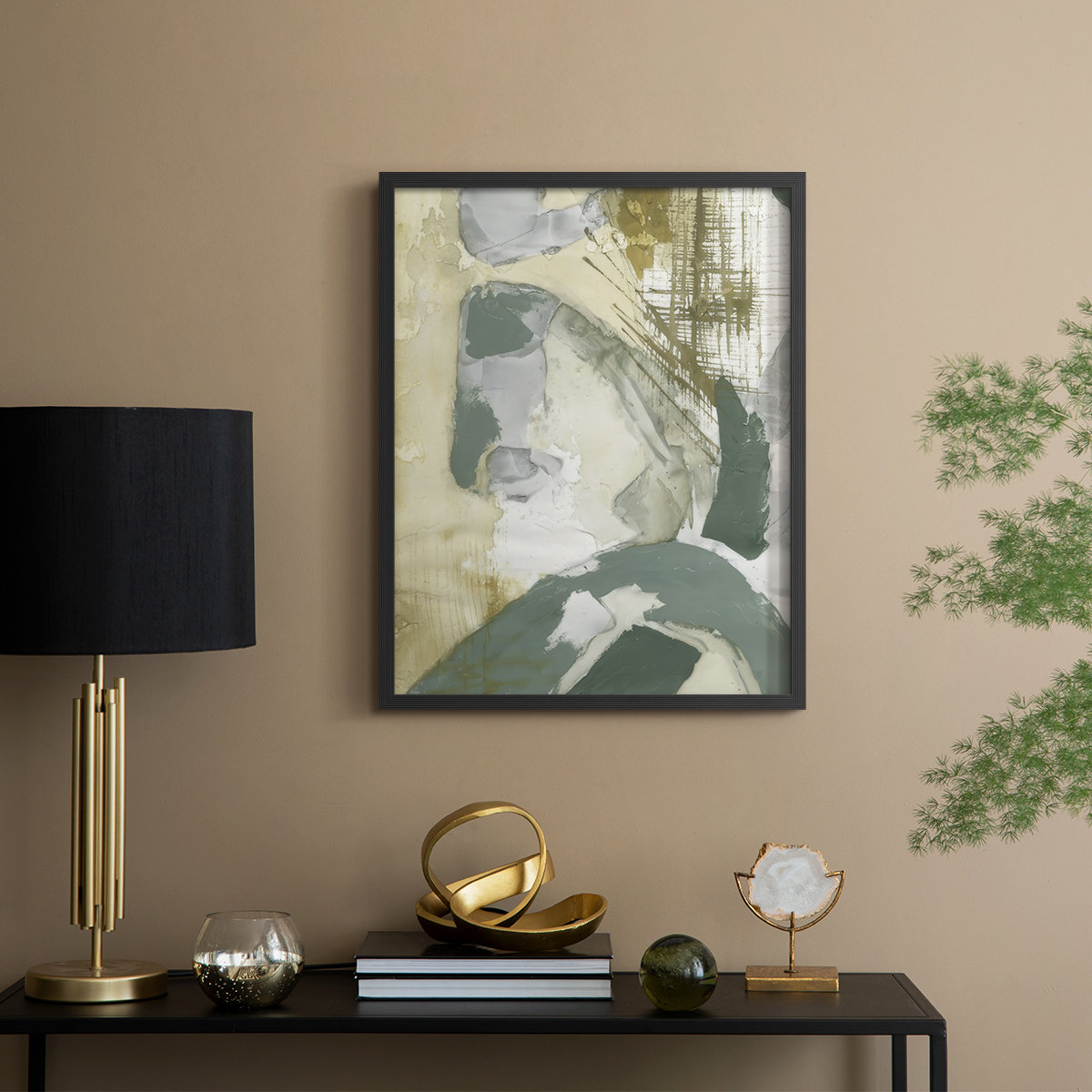 Ivy Bronx First Sprout II Framed Print - Solid Wood | Wayfair