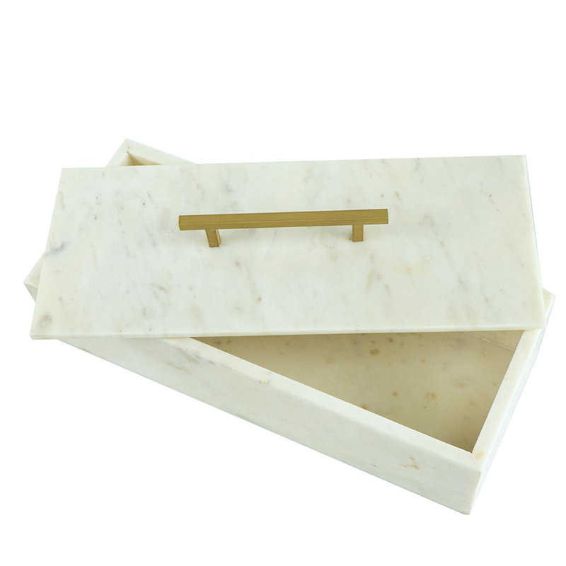 Mercer41 Palmerina Marble Decorative Box & Reviews | Wayfair